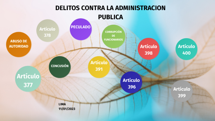 DELITOS CONTRA LA ADMINISTRACION PUBLICA by Nils Golac on Prezi