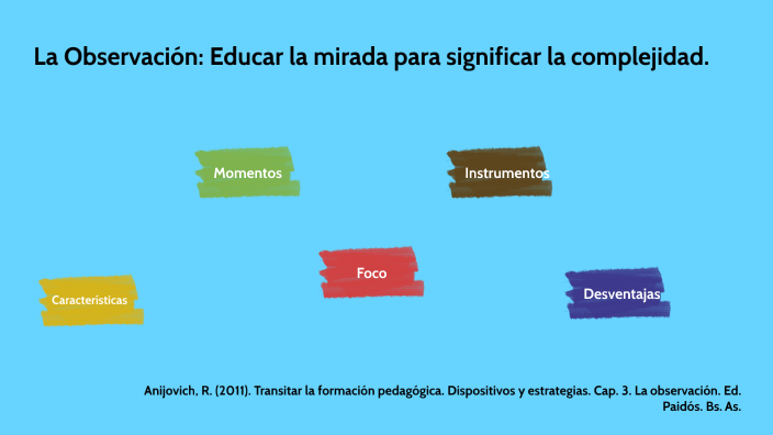 La Observacion: Educar la mirada para significar la complejidad. by ...