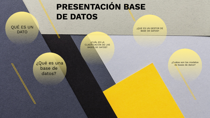 PRESENTACION BASE DE DATOS by Bairon Andres Ramos on Prezi