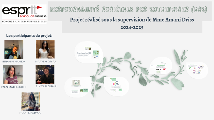 Responsabilité Sociétale des Entreprises (RSE) by Maryem Drira on Prezi
