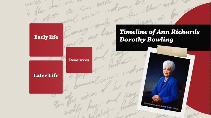 Ann Richards by Teresa Gaus-Bowling on Prezi