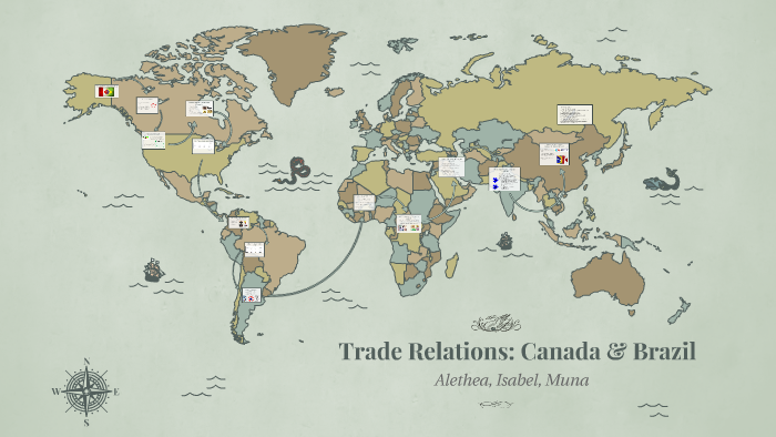 Canada and Brazil Trade Partners by Isabel Hunter on Prezi