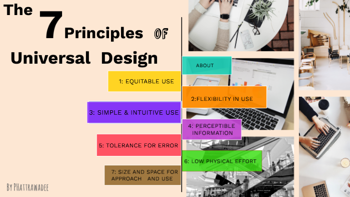 The 7 Principles of Universal Design by ภัทราวดี เนื้อทอง on Prezi