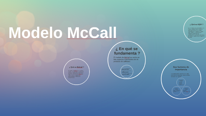Modelo McCall by Andres Aristiza on Prezi