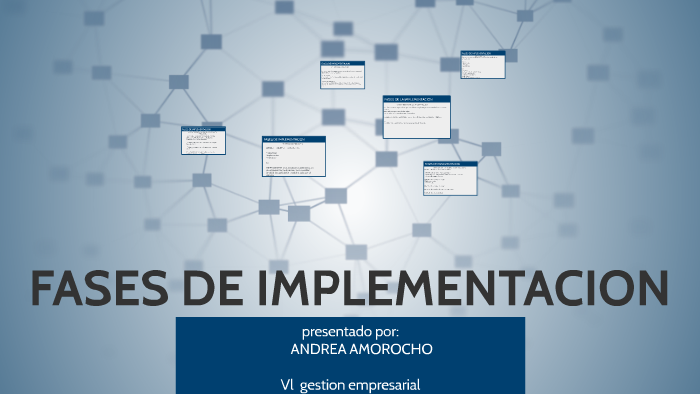 FASES DE IMPLEMENTACION by viviana franco