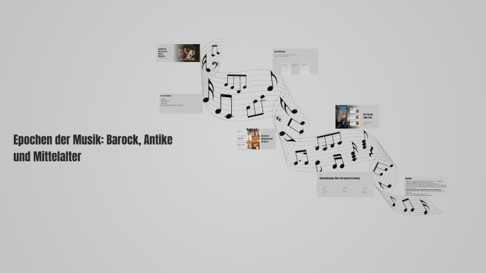 Epochen der Musik: Barock, Antike und Mittelalter by Amy Schoefferle on ...
