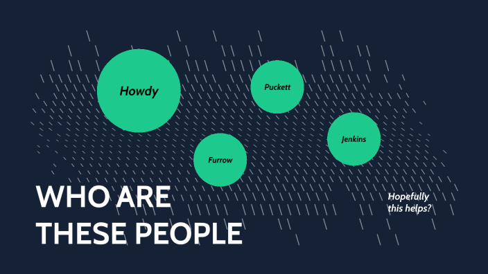 WHO ARE THESE PEOPLE by Amanda Werner on Prezi