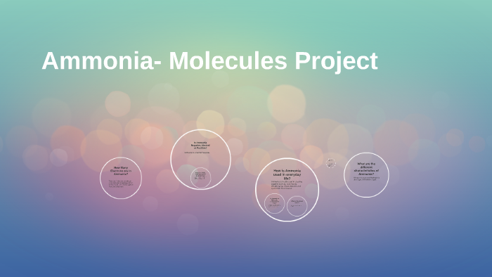 How Is Ammonia Used in Our Everyday Life? by on Prezi