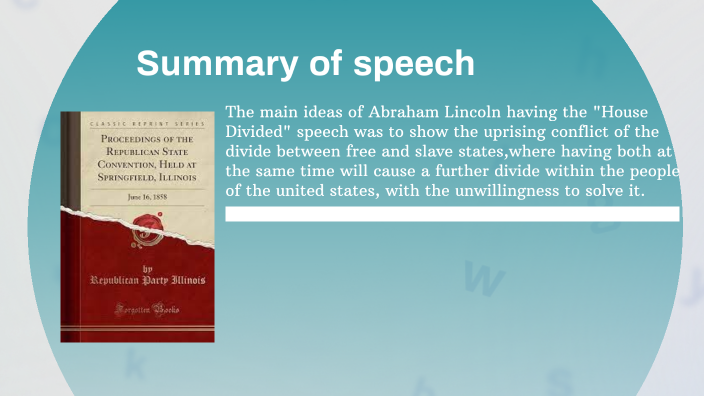 House Divided Speech by Cami Balser on Prezi