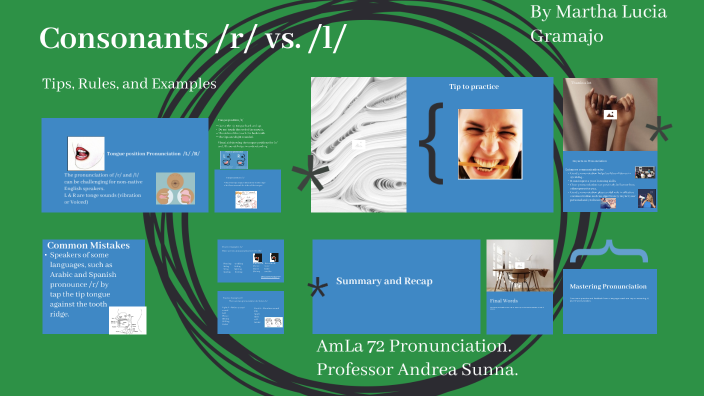 Consonants /r/ vs. /l/ by Martha Gramajo on Prezi