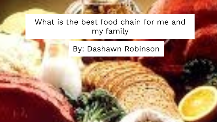 What is the best food for me and my family by Dashawn Robinson on Prezi