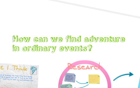 How can we find adventure in ordinary events? by Faith Pinon on Prezi