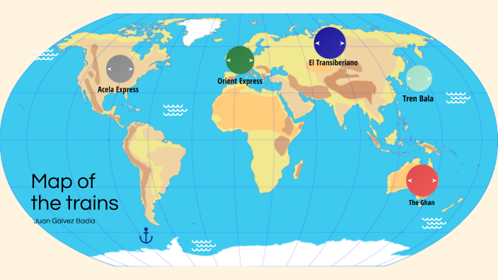Map of the trains by Juan magaña on Prezi