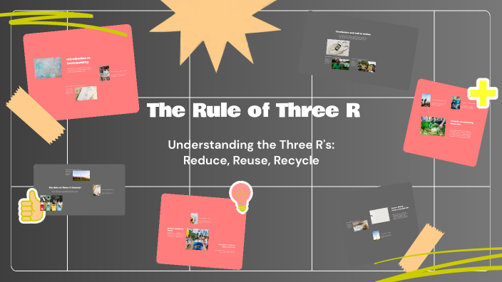 The Rule of Three R for Primary Students by Unai Díez Santaolalla on Prezi