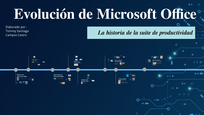 Evolución de Microsoft Office by Tommy Campos on Prezi