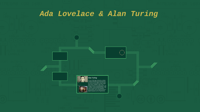 Ada Lovelace & Alan Turing by Jake Partridge