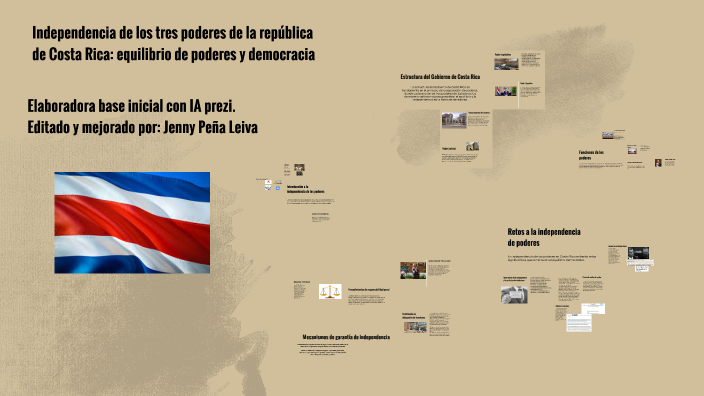 Independencia de los tres poderes de la república de Costa Rica by ...