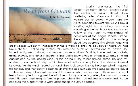 The Road from Coorain & Australia by . . on Prezi