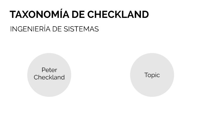 Taxonomía de Checkland by Alfonso Gutiérrez on Prezi