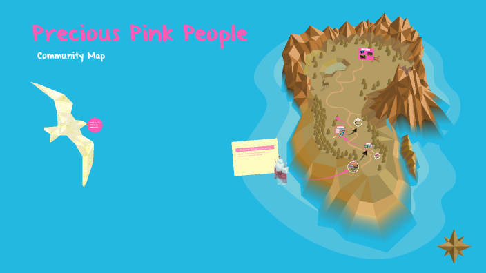 Precious Pink People Map by deena williams on Prezi