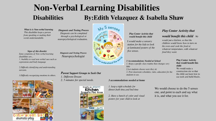 Non verbal learning disabilities by Edith Velazquez on Prezi
