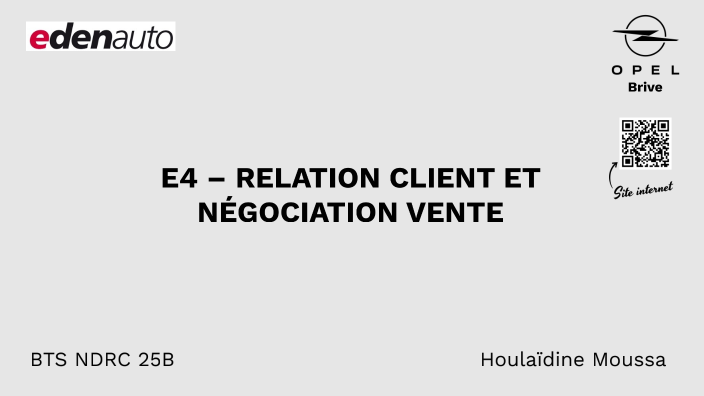 Présentation E4 by Houlaïdine Moussa on Prezi