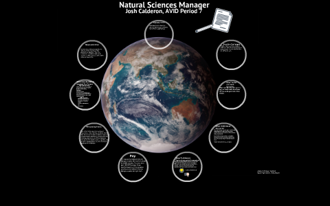 Natural Sciences Manager Info by Josh Calderon