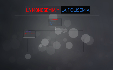 LA MONOSEMIA Y LA POLISEMIA by Movera Cole on Prezi