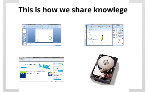 Visualizing Knowledge Sharing by Jason Trusley on Prezi
