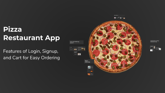 Pizza Restaurant App by A6p2 _ on Prezi
