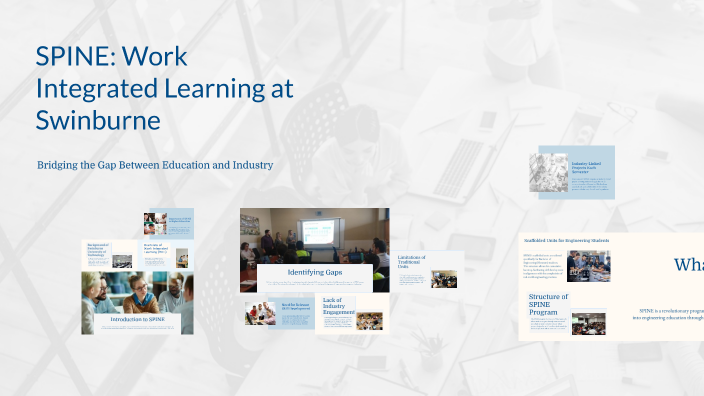 SPINE: Work Integrated Learning at Swinburne by Joanna Laymen on Prezi