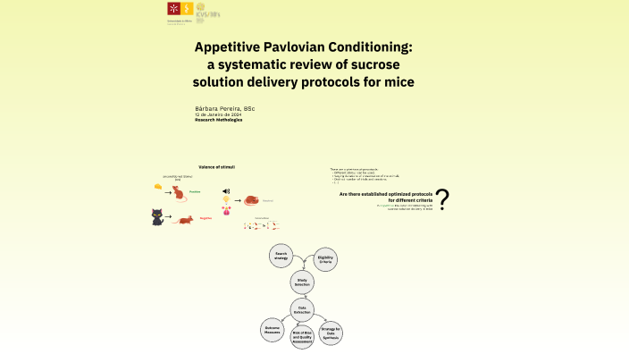 Appetitive Pavlovian Conditioning: by Bárbara Pereira on Prezi