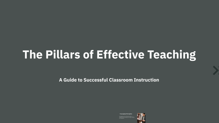 The Pillars of Effective Teaching by Vicky Paver on Prezi