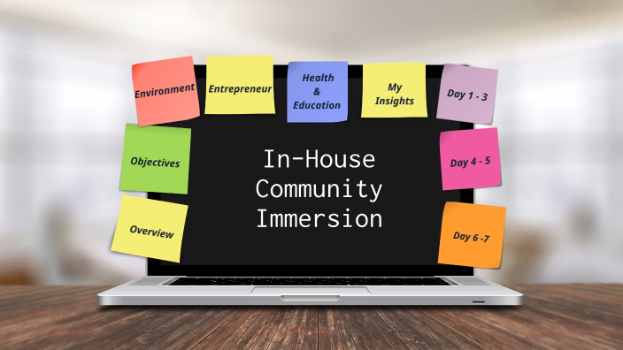 In-House Community Immersion by Mark Vincent Bulawan on Prezi