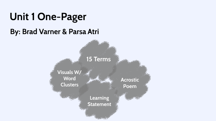 2023 AP GOV One Pager Assignment by Parsa Atri on Prezi