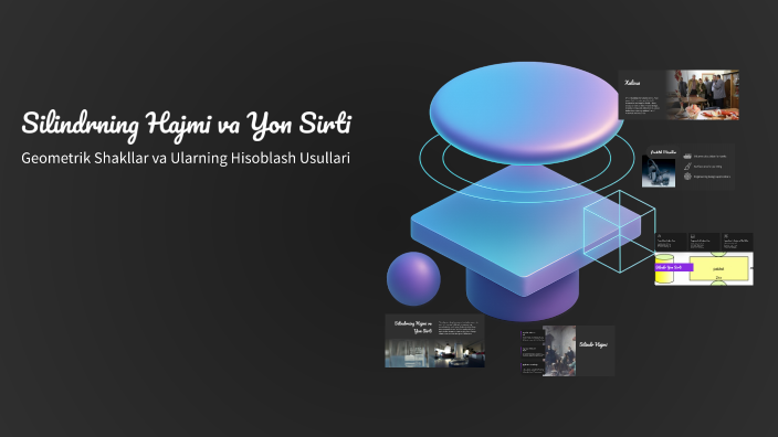 Silindrning Hajmi va Yon Sirti by Dilshod Abdullayev on Prezi