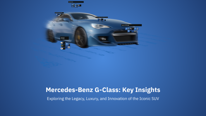 Mercedes-Benz G-Class: Key Insights by Iqra Janjua on Prezi