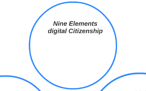 Nine Elements digital Citizenship by Steven Hernandez on Prezi