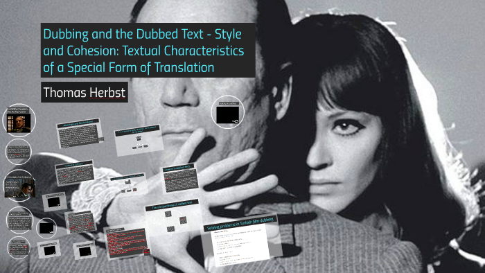 Dubbing and the Dubbed Text - Style and Cohesion: Textual Ch by gulrenk ...