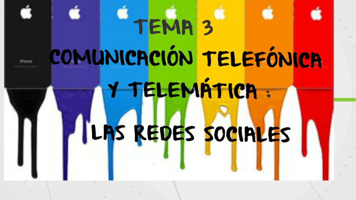 COMUNICACIÓN TELEFÓNICA Y TELEMÁTICA :LAS REDES SOCIALES by albaraca ...