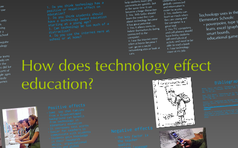 How does technology effect education by Allie Thrane on Prezi