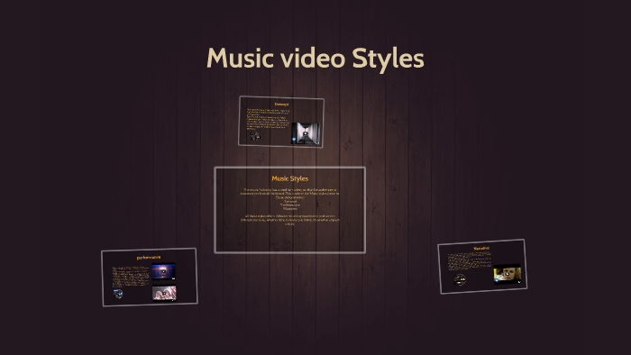 Explain what is the different types of music videos; concept by Maxime ...