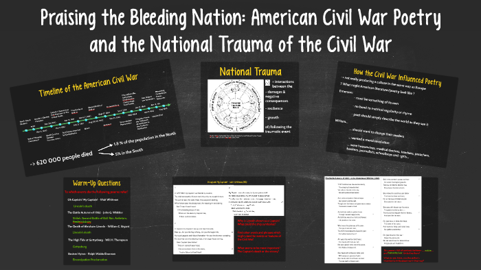 Praising the Bleeding Nation: American Civil War Poetry and by Katja ...
