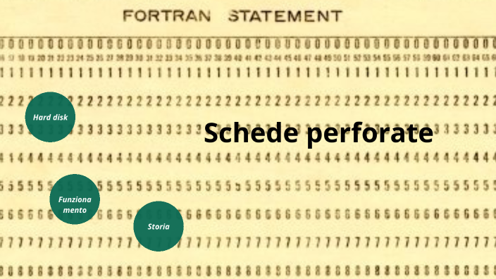 Schede perforate by SOFIA BOSCAINI on Prezi