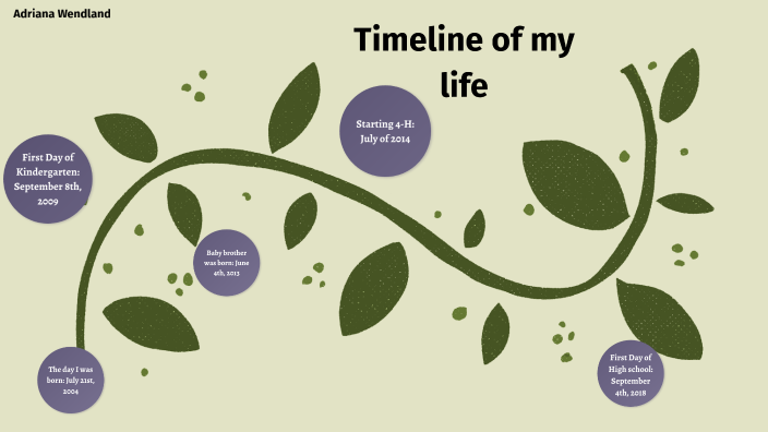 Timeline of my life by Adriana Wendland on Prezi