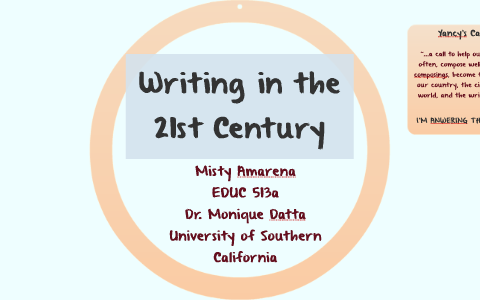 Writing in the 21st Century by on Prezi