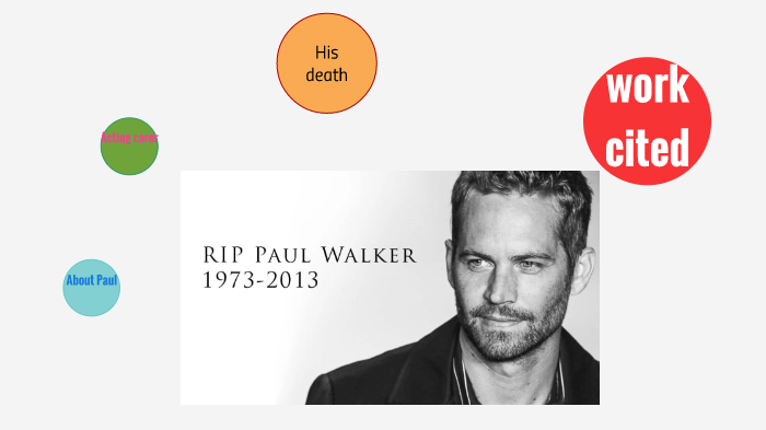 Paul Walker- Speech by charles barcklay on Prezi