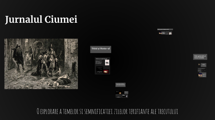 Prezentare Jurnalul Ciumei by Ionut on Prezi