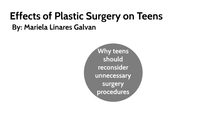Effects of Plastic Surgery on Teens by Mariela Linares on Prezi