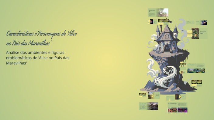 Características e Personagens de 'Alice no País das Maravilhas' by ...